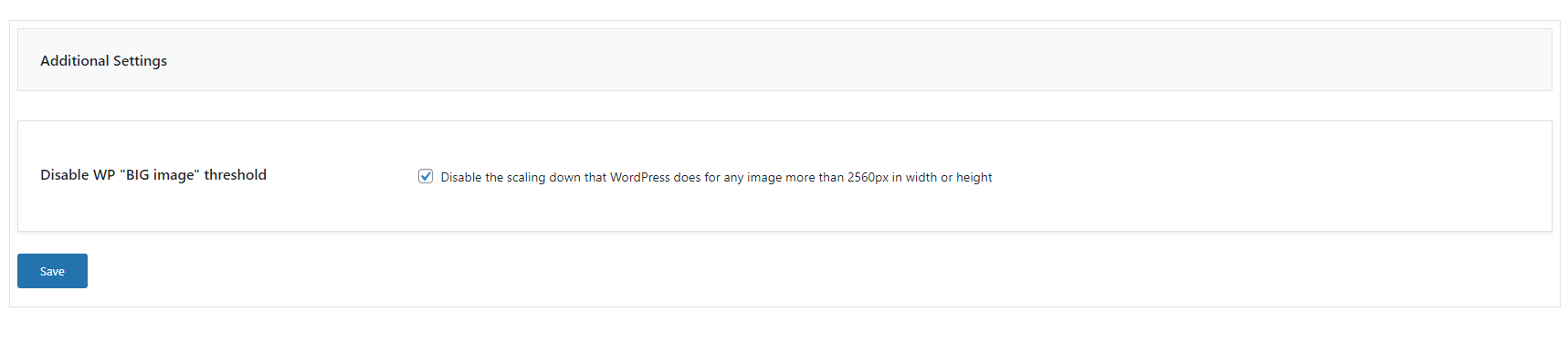 Image Sizes Controller - GrandPlugins