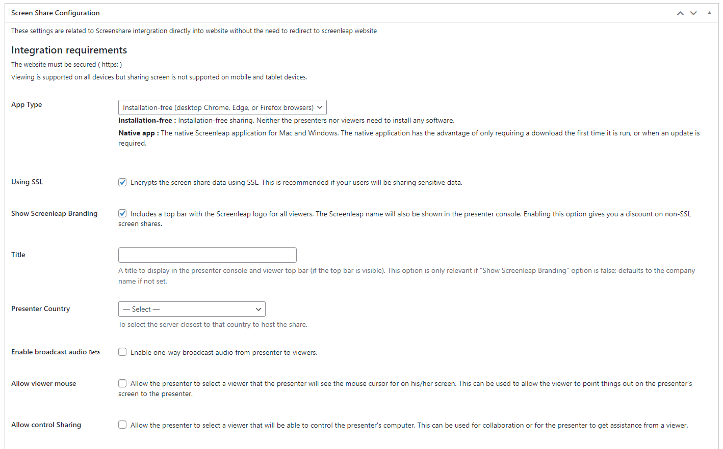 Screenshare with Screenleap Integration - GrandPlugins